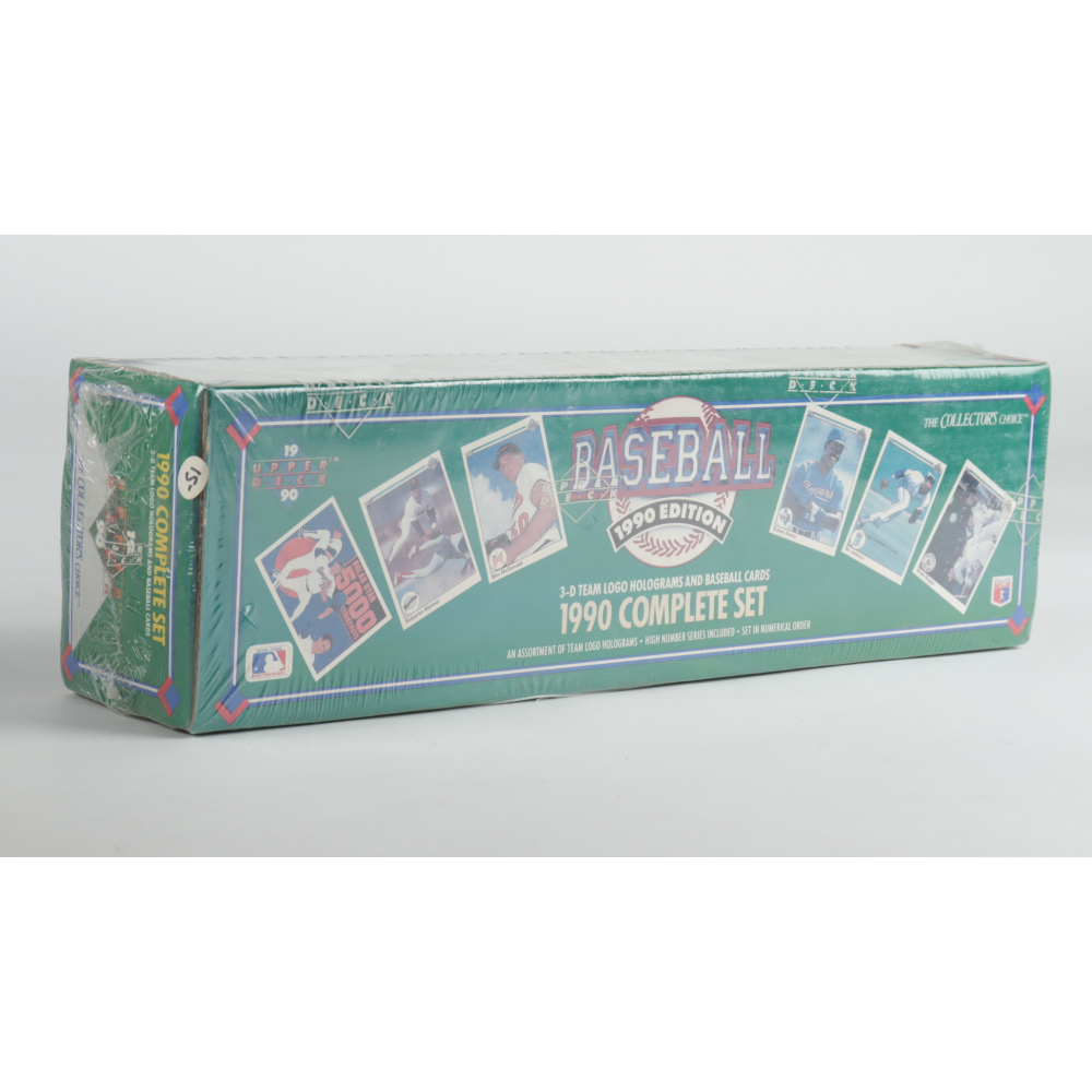 1990 Upper Deck Complete Set of (800) Baseball Cards with Sammy Sosa RC ...