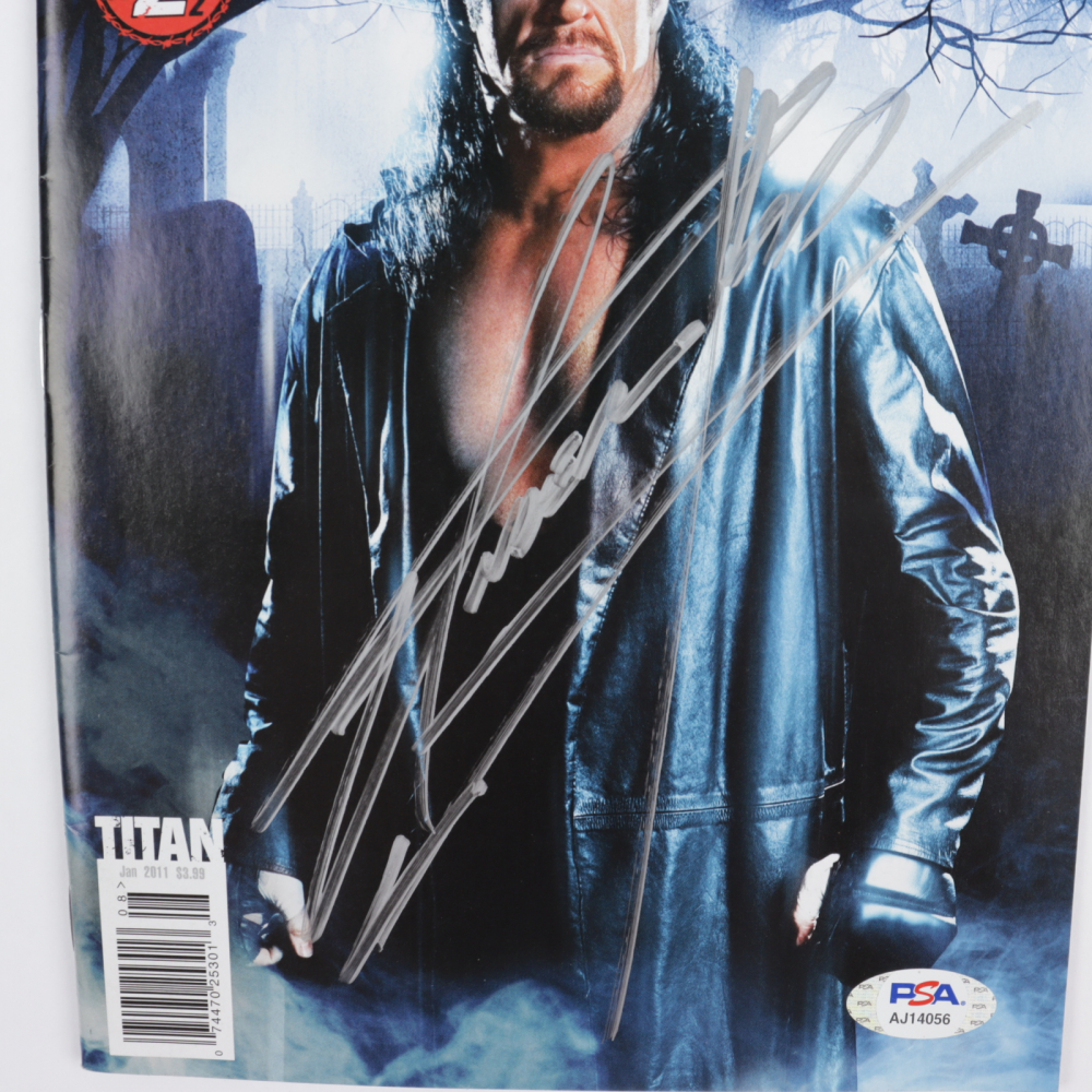 The Undertaker Signed 2011 "WWE Heroes: Timequake" Undertaker Comic ...