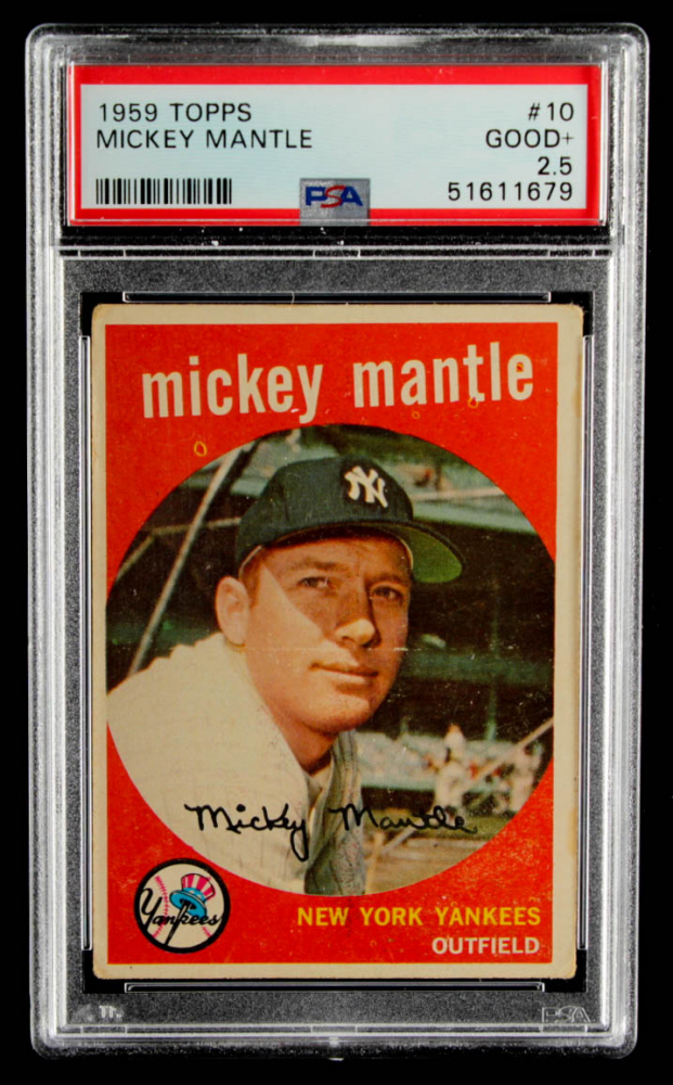 Mickey Mantle 1959 Topps #10 (PSA 2.5) | Pristine Auction