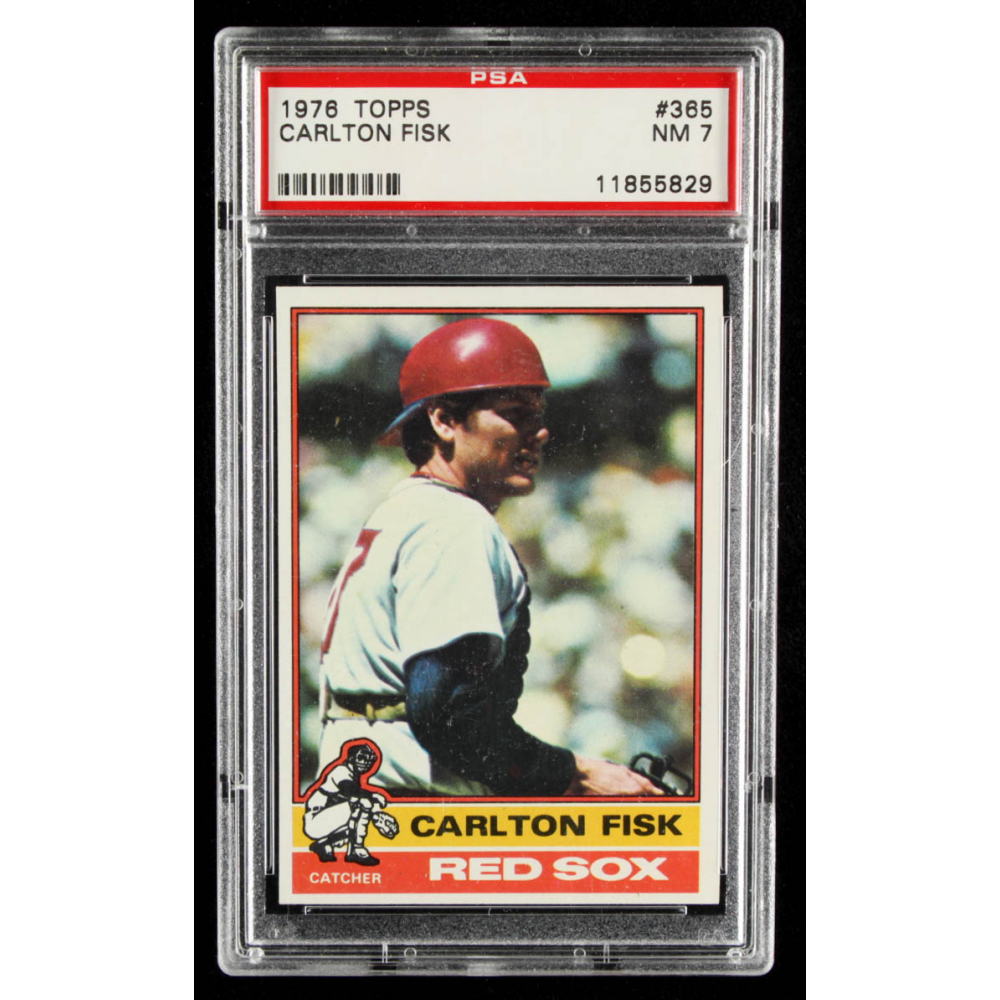 Carlton Fisk 1976 Topps #365 (PSA 7) | Pristine Auction