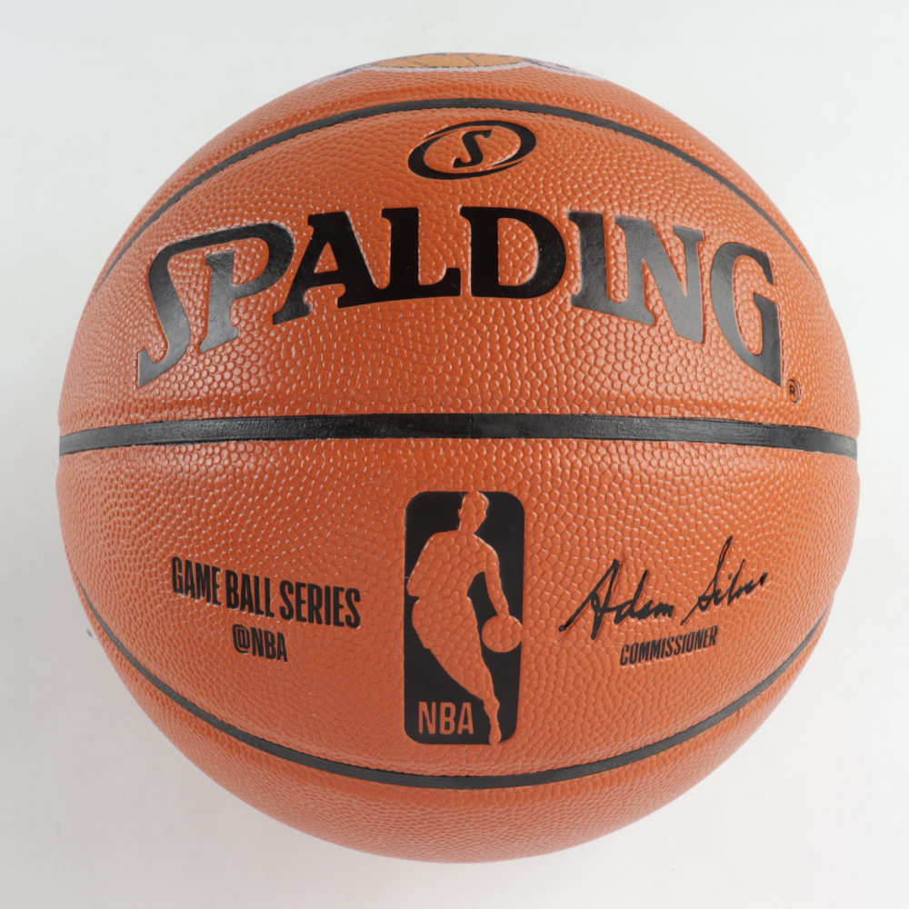 Shaquille O'Neal Signed Lakers Logo NBA Game Ball Series Basketball ...