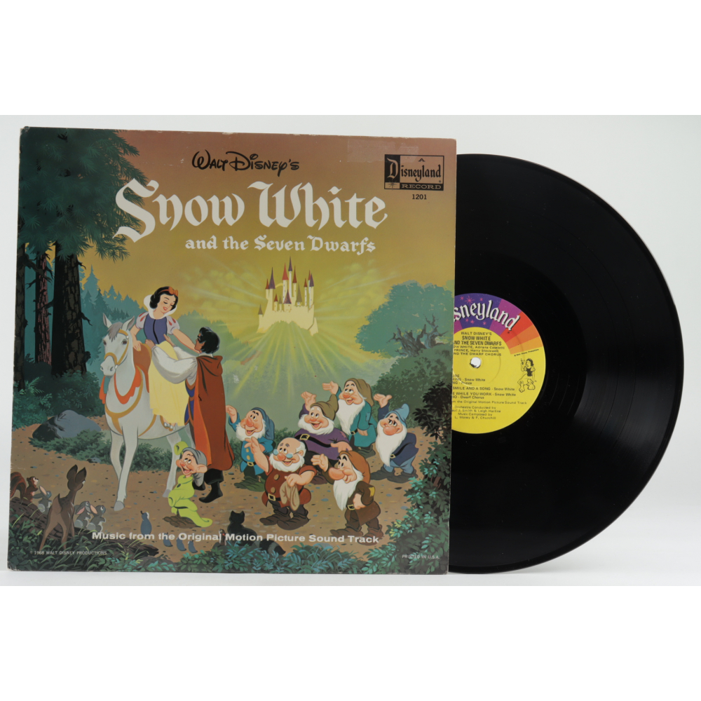 Vintage 1968 Walt Disney "Snow White & Tthe Seven Dwarfs" Vinyl Record ...