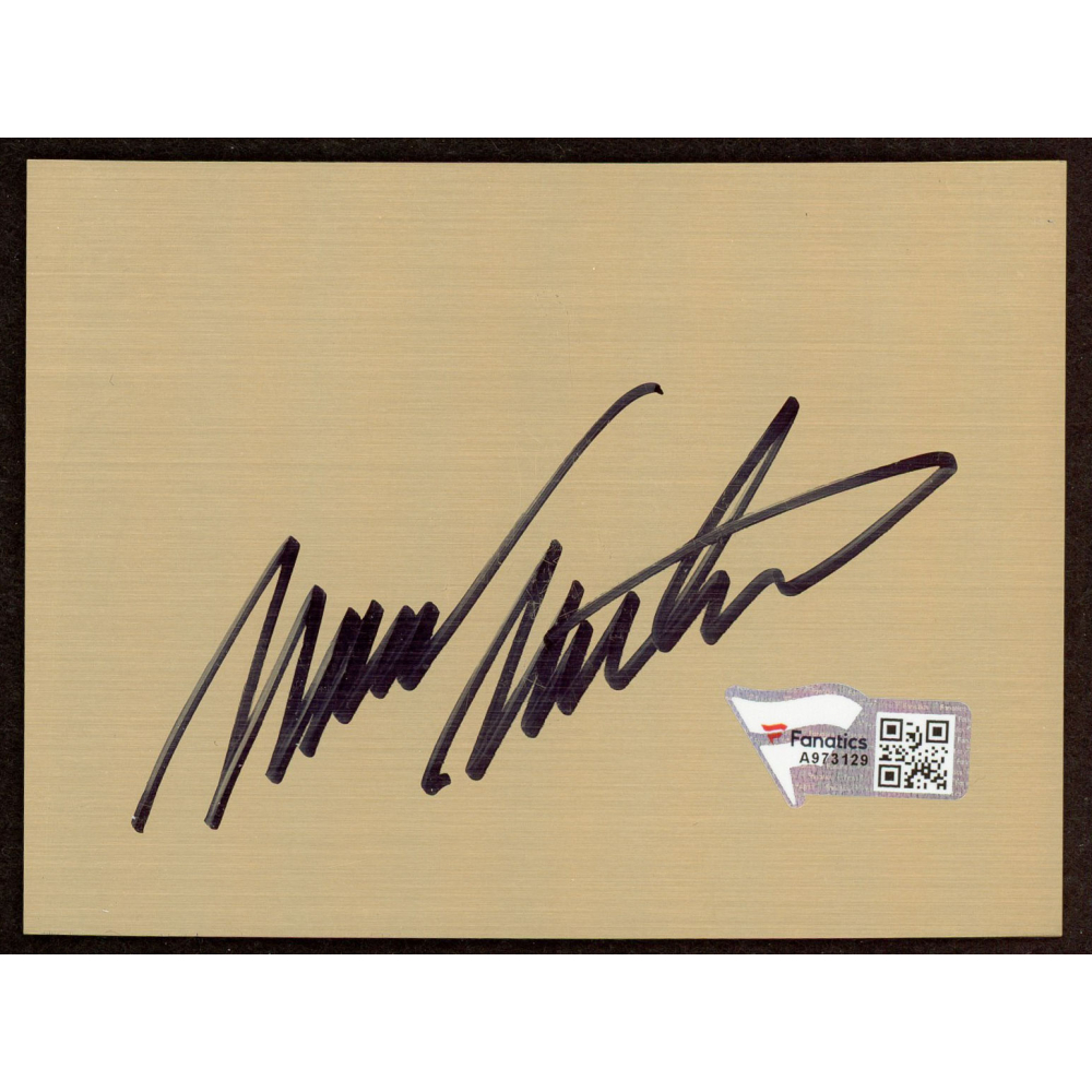 Mark Martin Signed 2.75" x 3.75" Vinyl Cut (Fanatics Hologram) (See ...