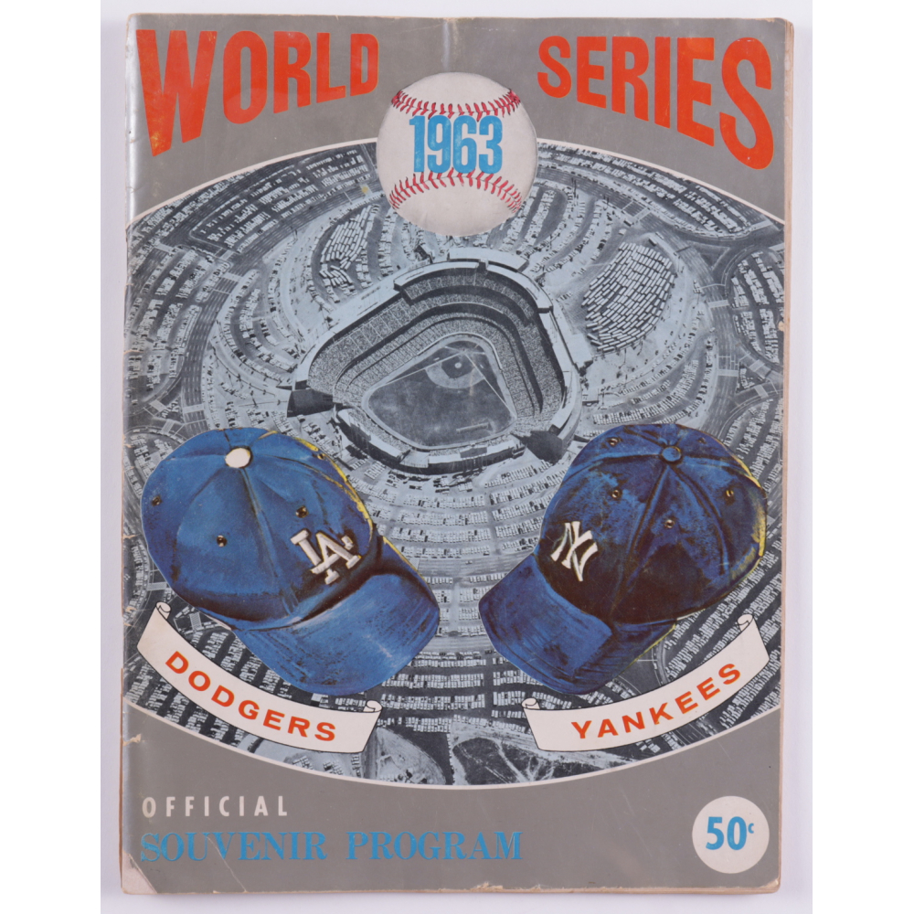1963 Dodgers World Series Official Souvenir Program (See Description ...