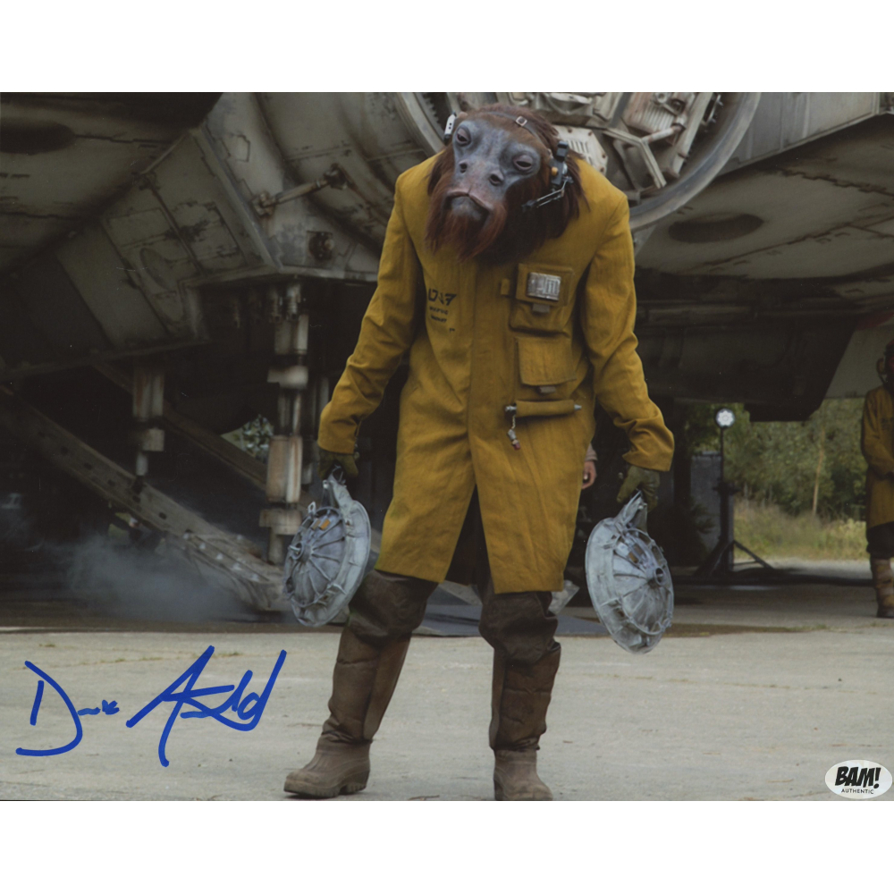 Derek Arnold Signed "Star Wars: The Last Jedi" 8x10 Photo (BAM! COA ...