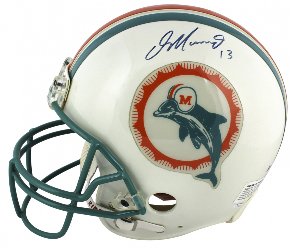 Dan Marino Signed Dolphins Full-Size Authentic On-Field Helmet (Beckett ...
