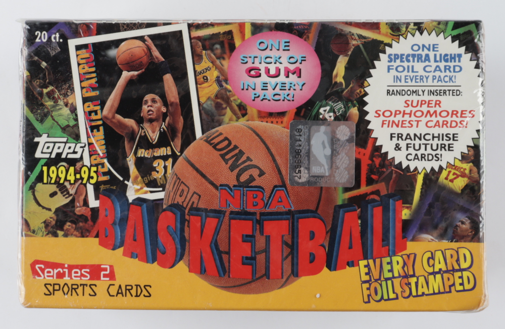1994-95 Topps NBA Basketball Series 2 Card Box with (36) Packs ...