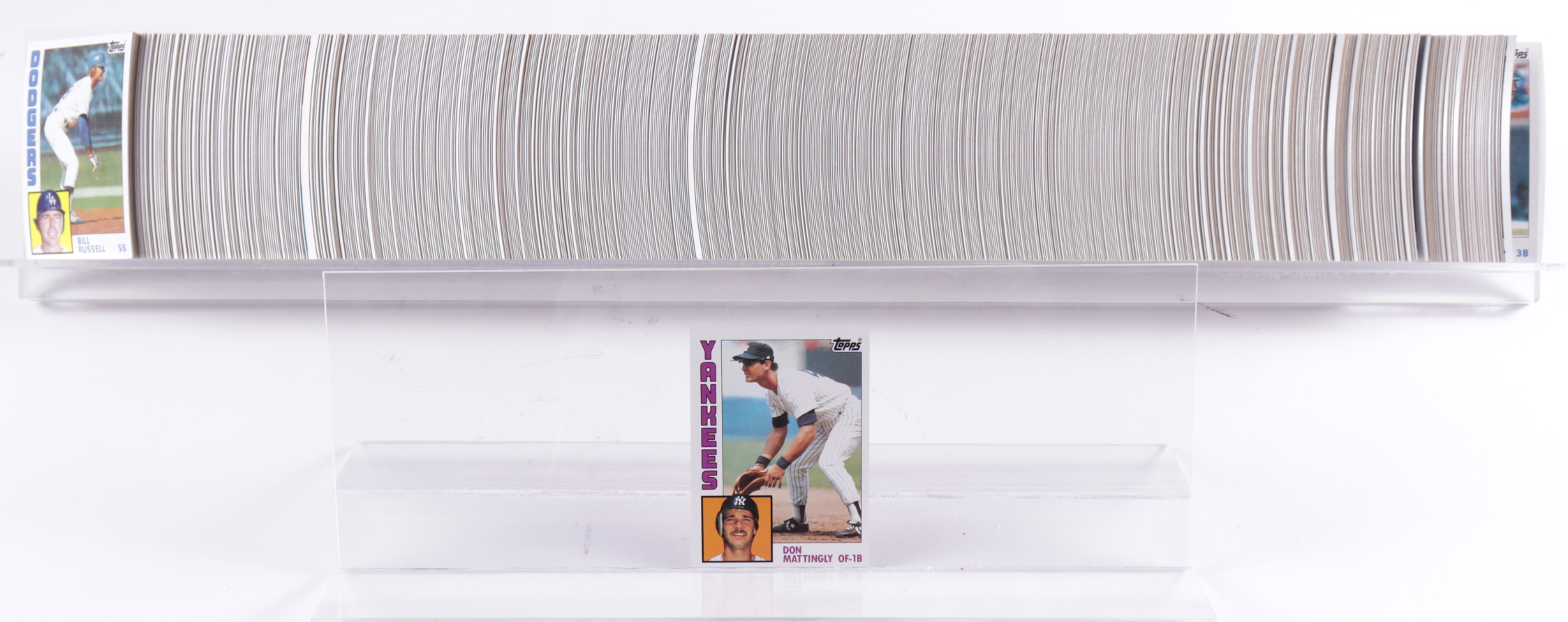 1984 Topps Complete Set of (792) Baseball Cards with #8 Don Mattingly ...