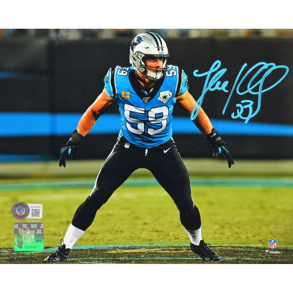 Luke Kuechly Signed Panthers 8x10 Photo (Beckett) | Pristine Auction