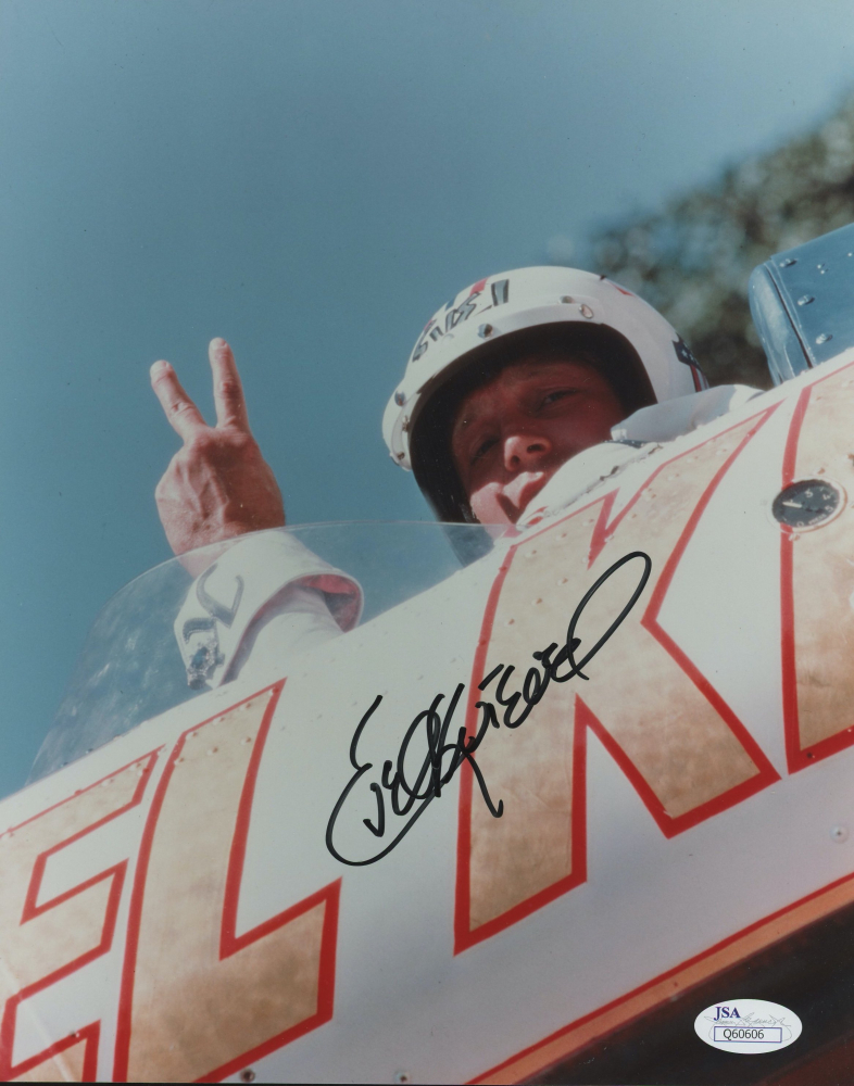 Evel Knievel Signed 8x10 Photo (JSA COA) | Pristine Auction