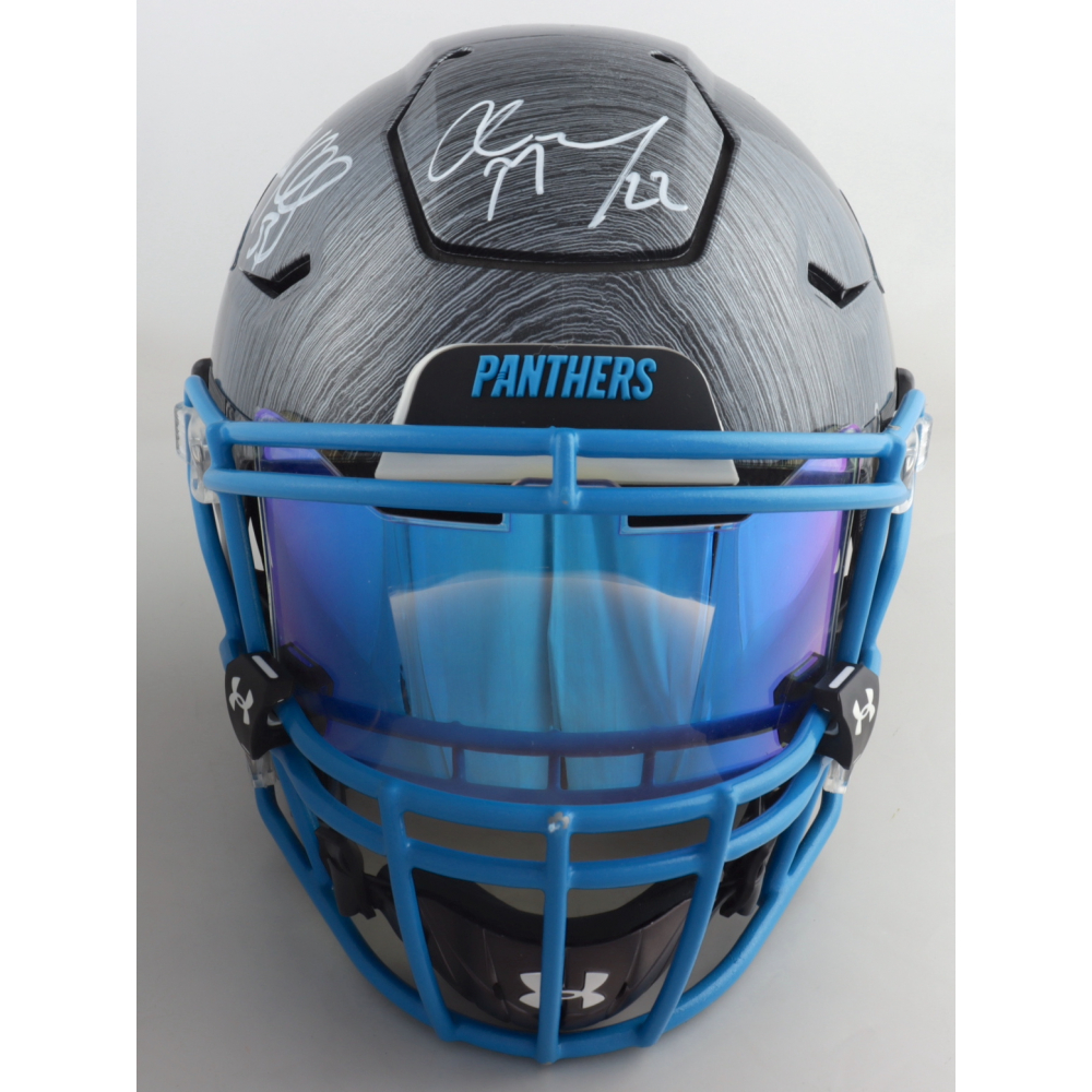 Luke Kuechly & Christian McCaffrey Signed Panthers Full-Size Authentic ...