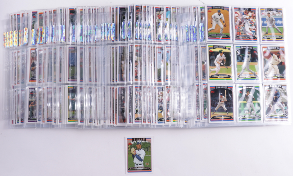 2006 Topps Baseball Complete Set of (659) Cards in Binder Sleeves with ...