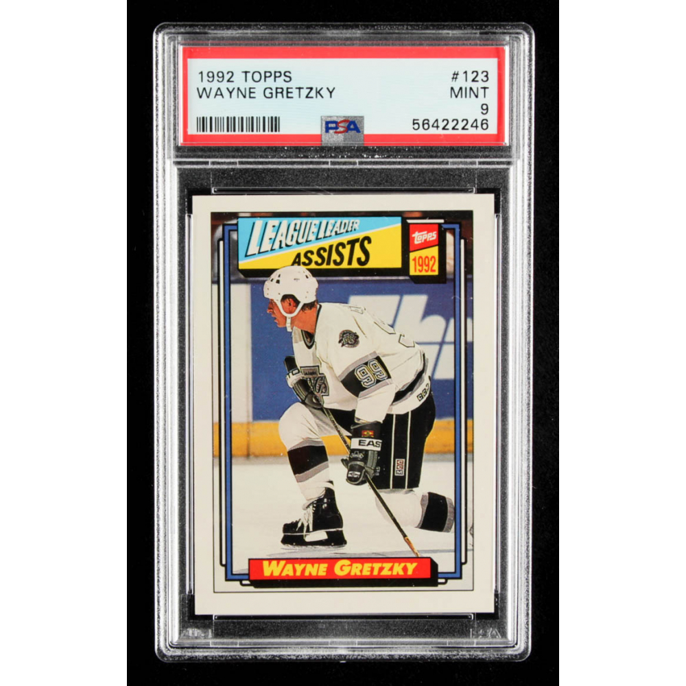 Wayne Gretzky 1992 Topps #123 (PSA 9) | Pristine Auction