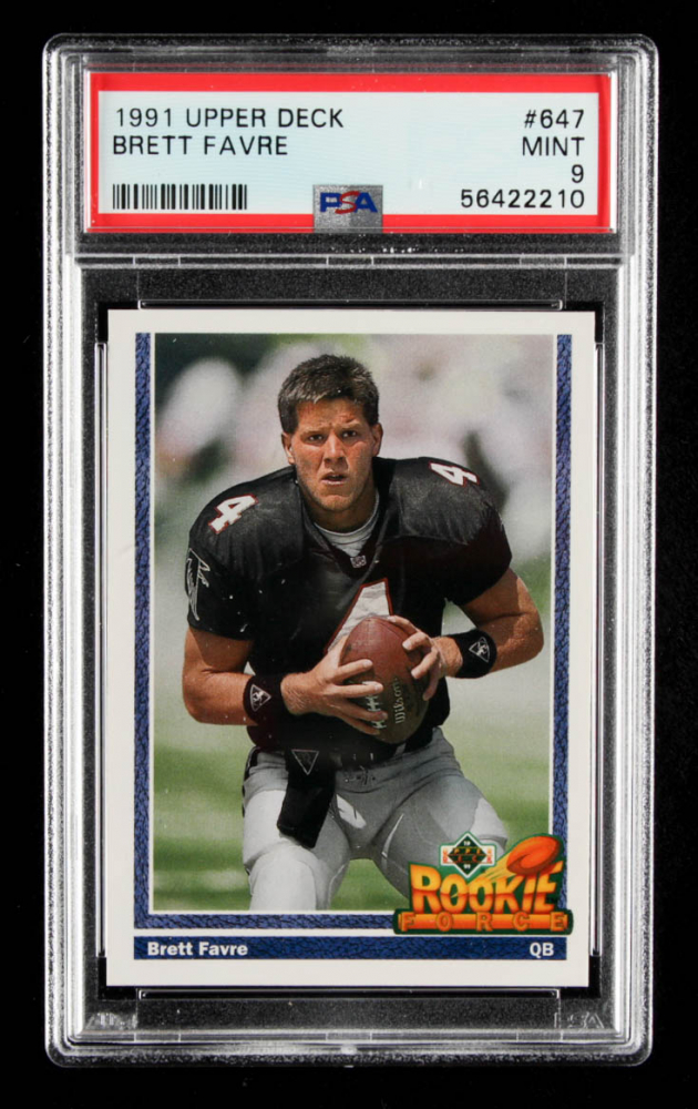 Brett Favre 1991 Upper Deck #647 RC (PSA 9) | Pristine Auction