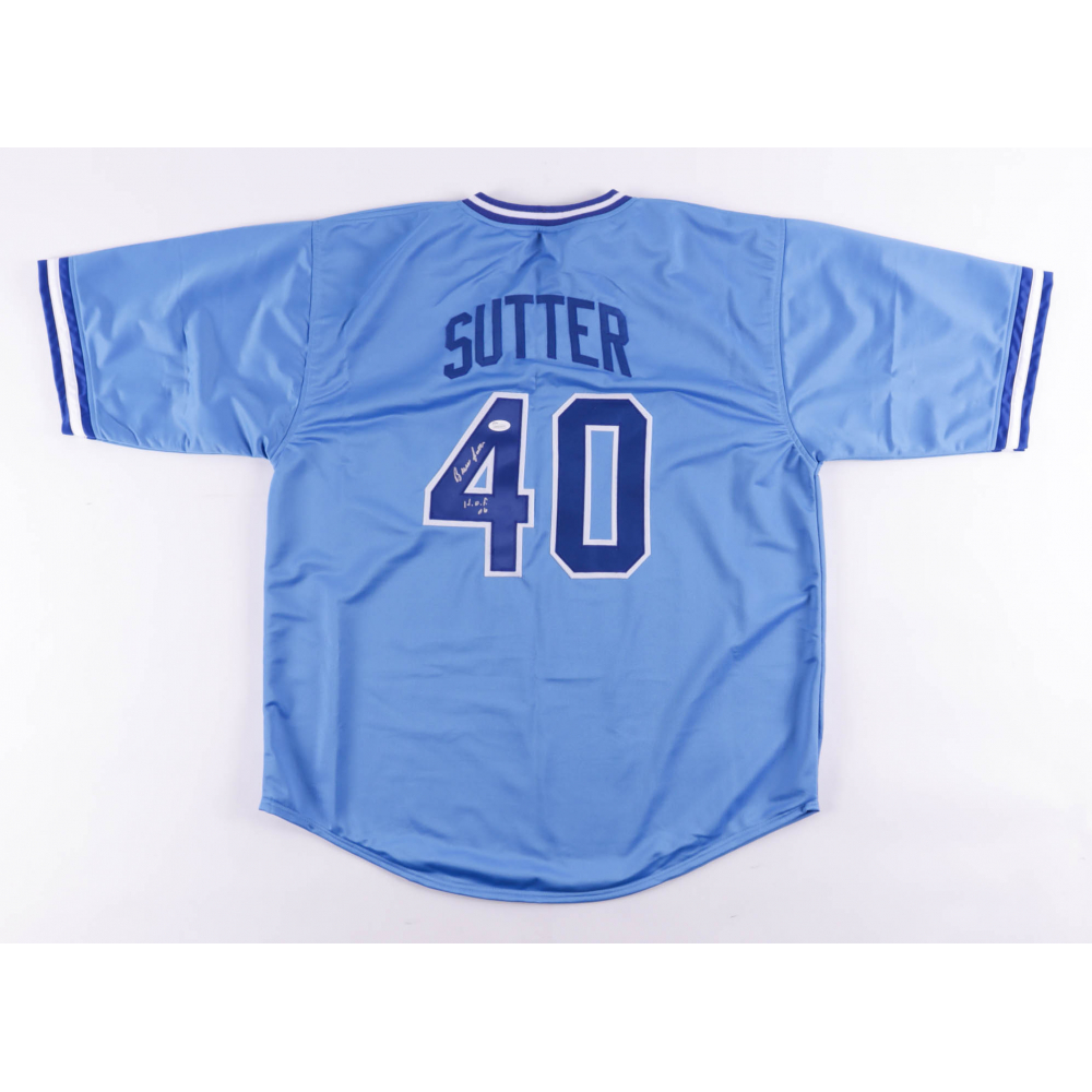Bruce Sutter Signed Jersey Inscribed "H.O.F. 06" (JSA Hologram ...
