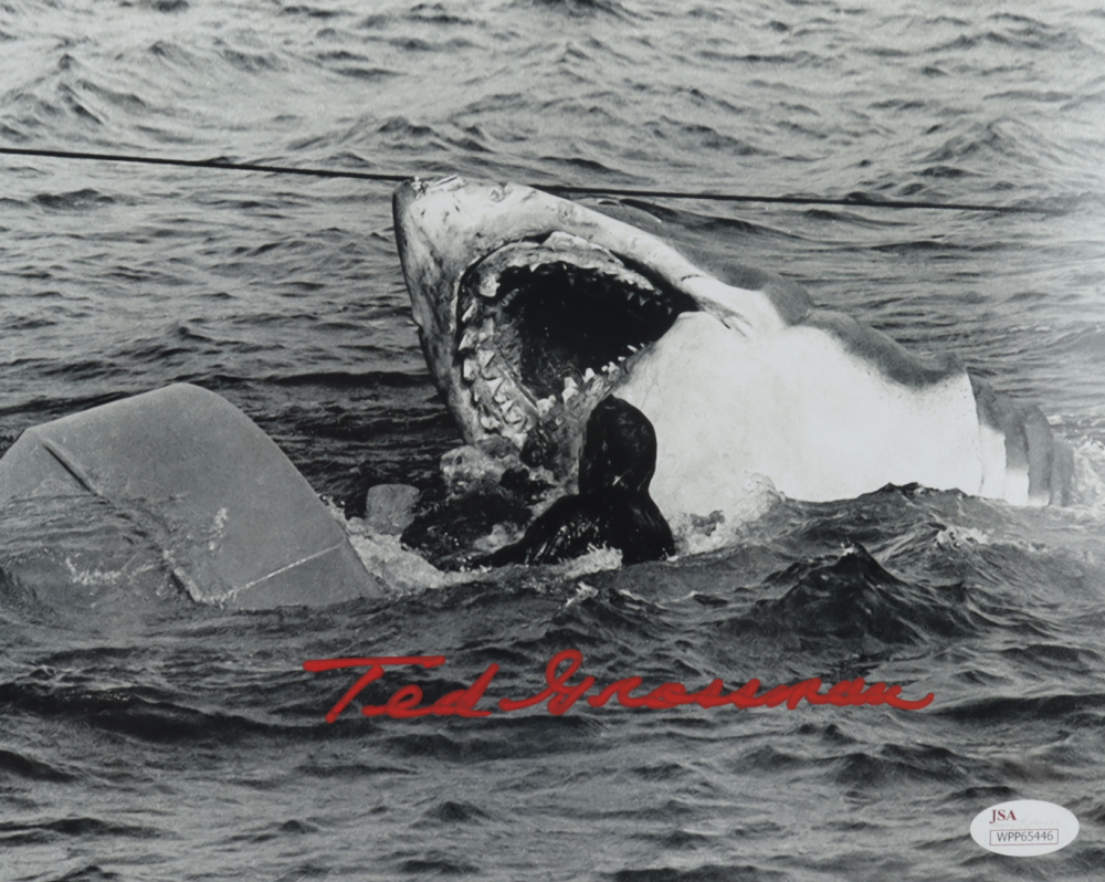 Ted Grossman Signed "Jaws" 8x10 Photo (JSA Hologram) | Pristine Auction