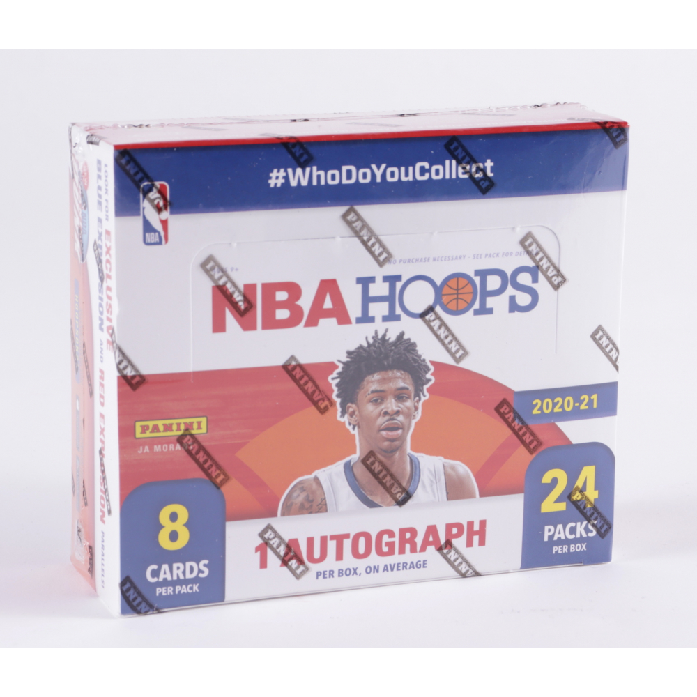 2020-21 Panini NBA Hoops Basketball Hobby Box with (24) Packs ...