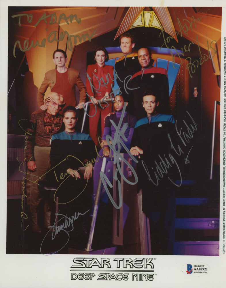 "Star Trek: Deep Space Nine" 8x10 Photo Cast-Signed by (8) with Rene ...