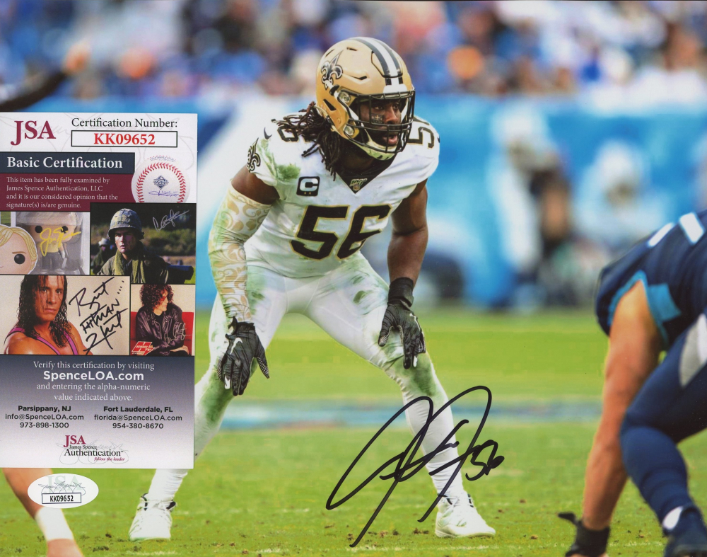 Demario Davis Signed Saints 8x10 Photo (JSA COA) | Pristine Auction