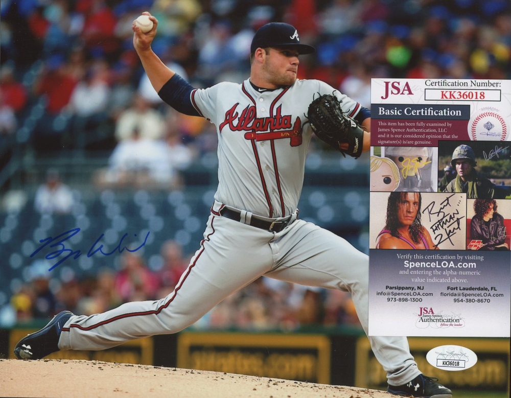 Bryse Wilson Signed Braves 8x10 Photo (JSA COA) | Pristine Auction