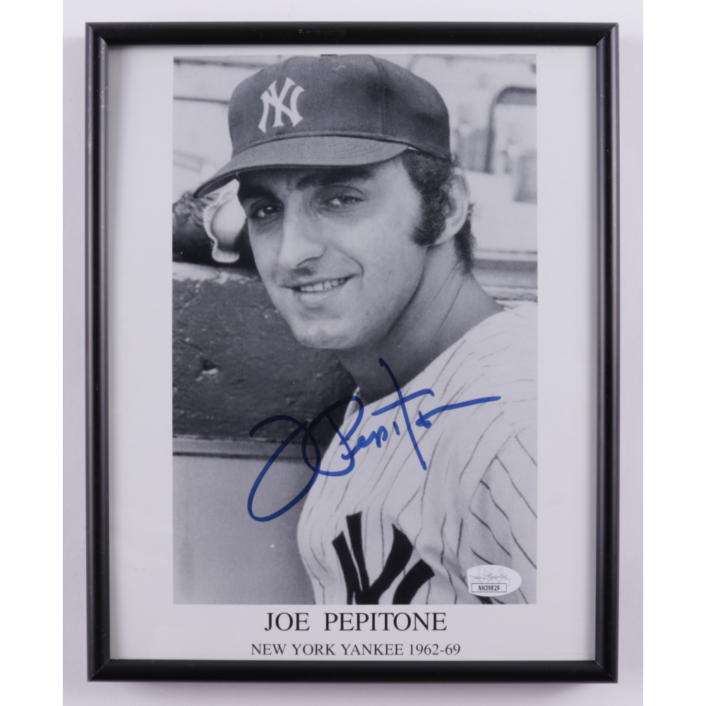 Joe Pepitone Signed Yankees 8.5x10.5 Custom Framed Photo (JSA COA ...