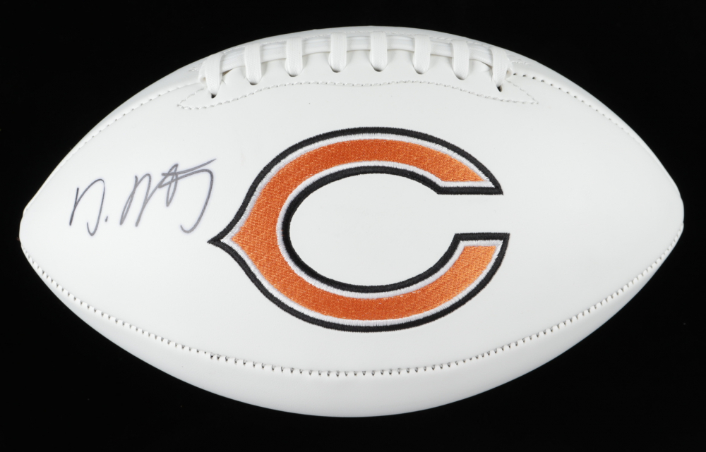David Montgomery Signed Bears Logo Football (JSA COA) | Pristine Auction