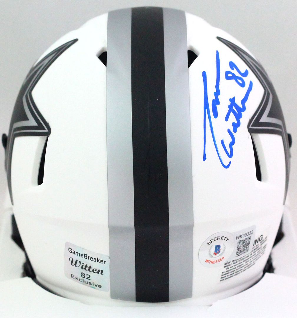 Jason Witten Signed Cowboys Lunar Eclipse Alternate Speed Mini Helmet ...