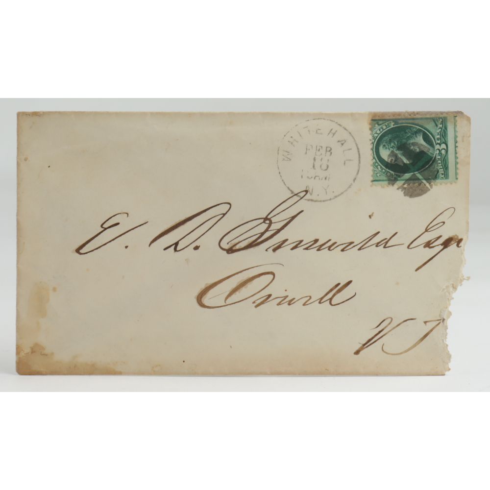 Late 1800's Hand-Written Envelope With Antique US Postal History Stamp ...