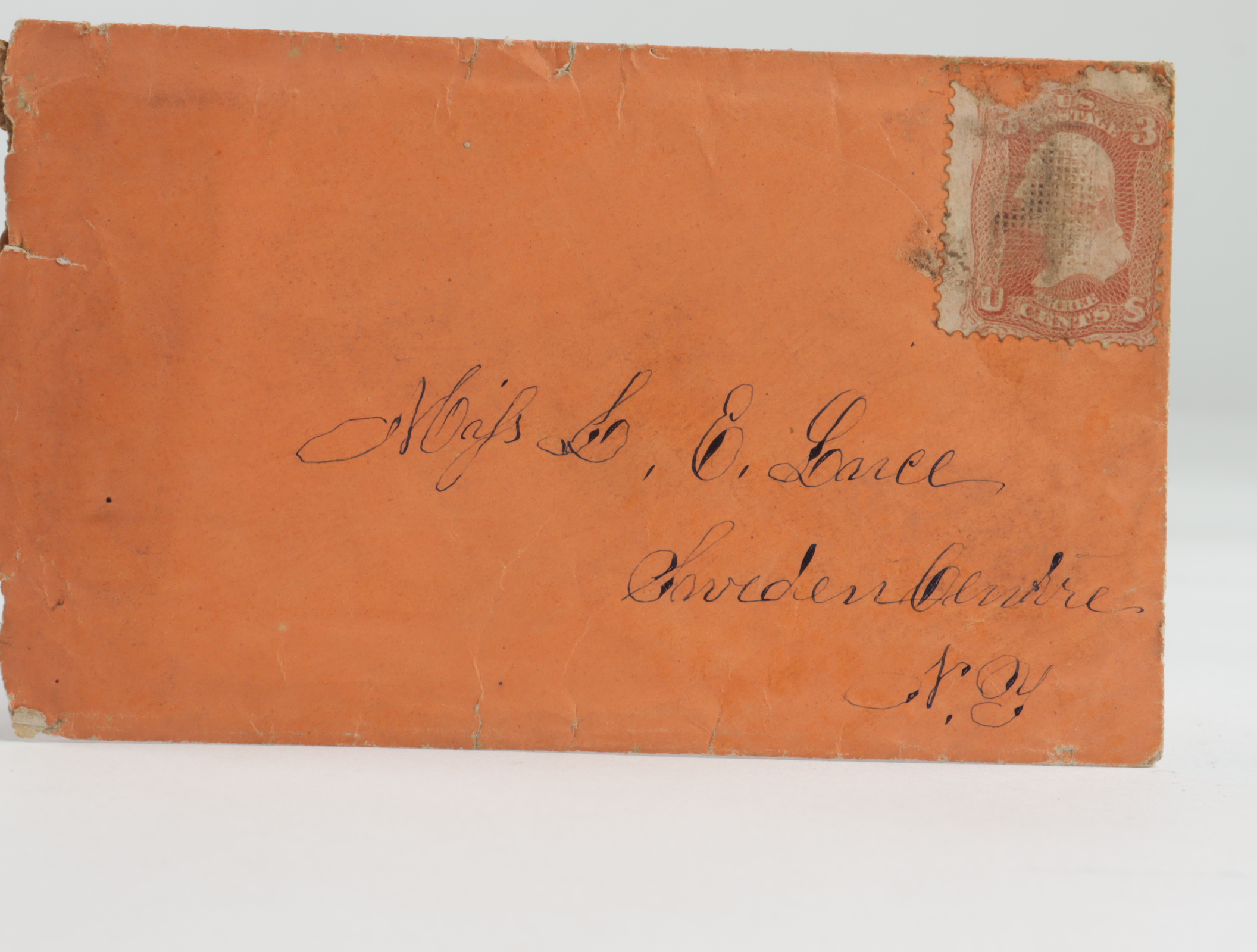 Late 1800's Hand-Written Envelope With Antique US Postal History Stamp ...