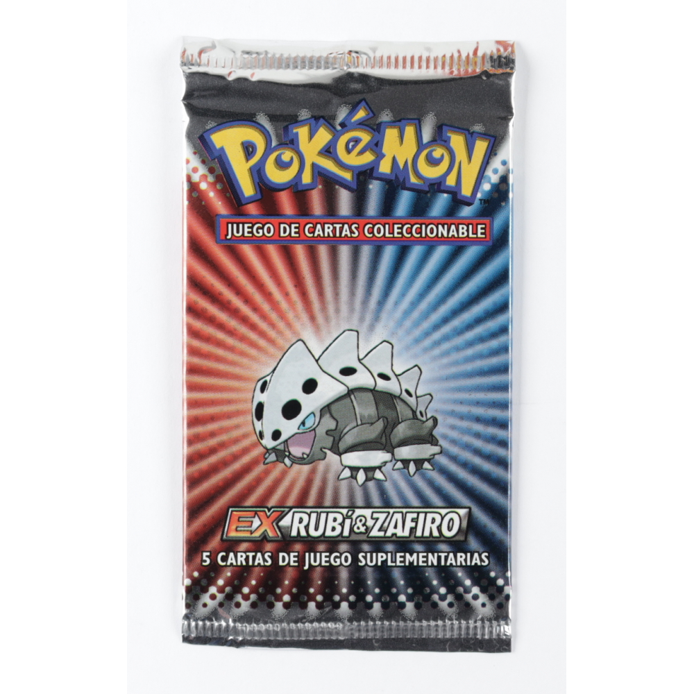 Pokemon EX Ruby & Sapphire Spanish Booster Pack with (5) Cards ...