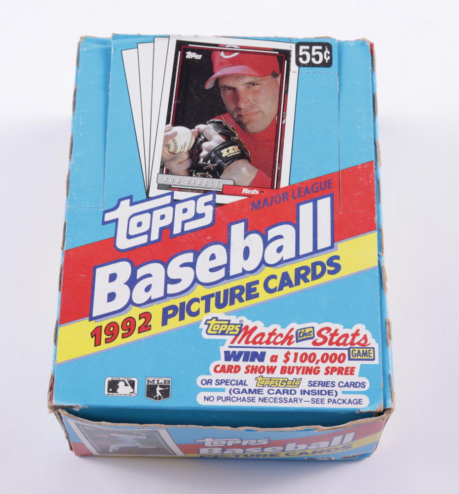 1992 Topps Baseball Wax Box with (36) Packs (See Description ...
