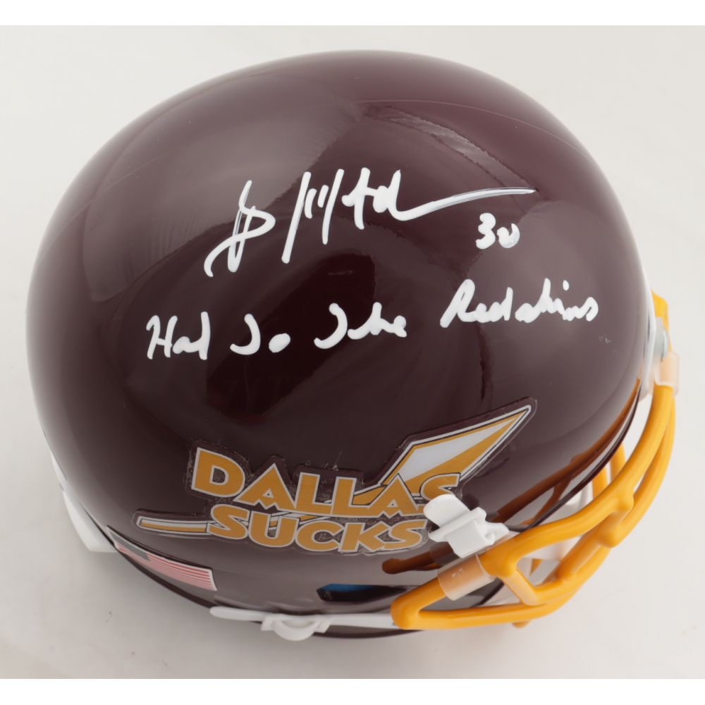 Brian Mitchell Signed Mini Helmet Inscribed "Hail To The Redskins ...