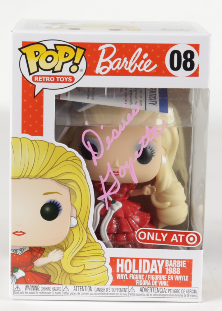 Desiree Goyette Signed "Barbie" #08 Holiday Barbie 1988 Funko Pop ...
