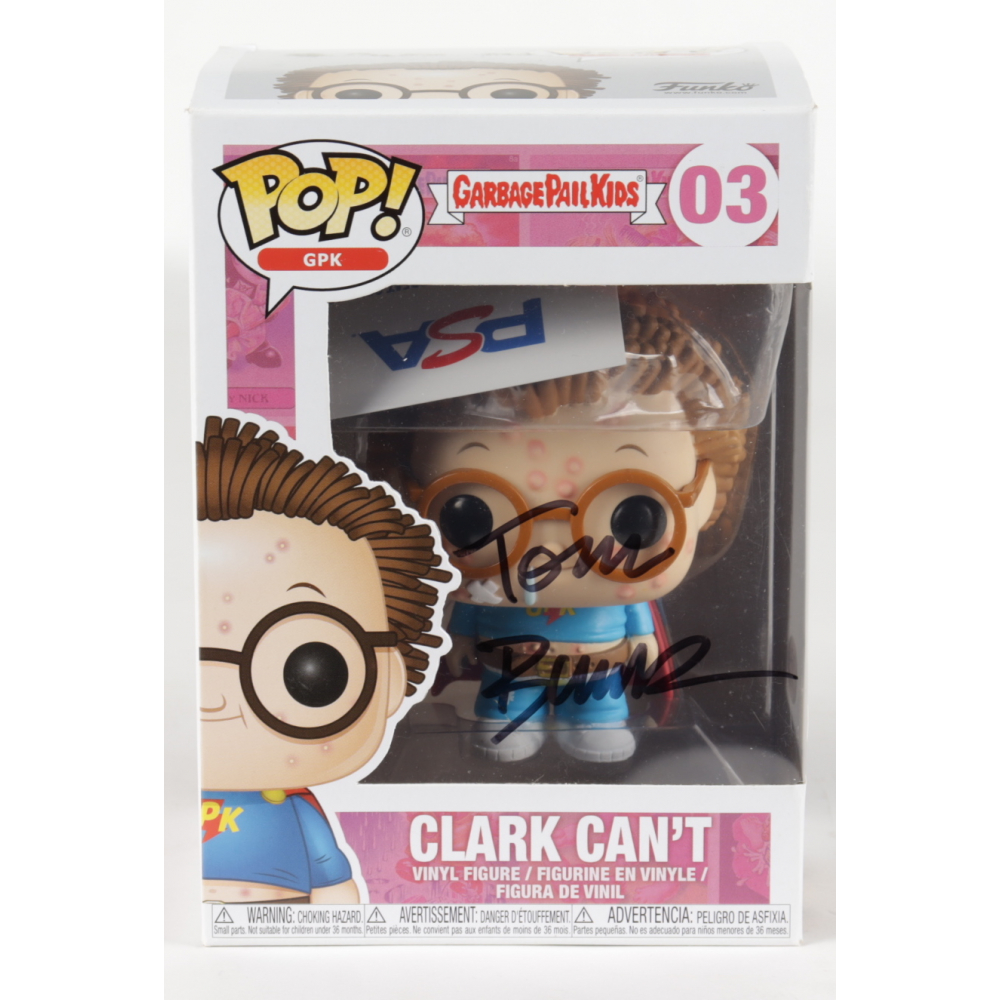 Tom Bunk Signed "Garbage Pail Kids" #03 Clark Can't Funko Pop! Vinyl ...