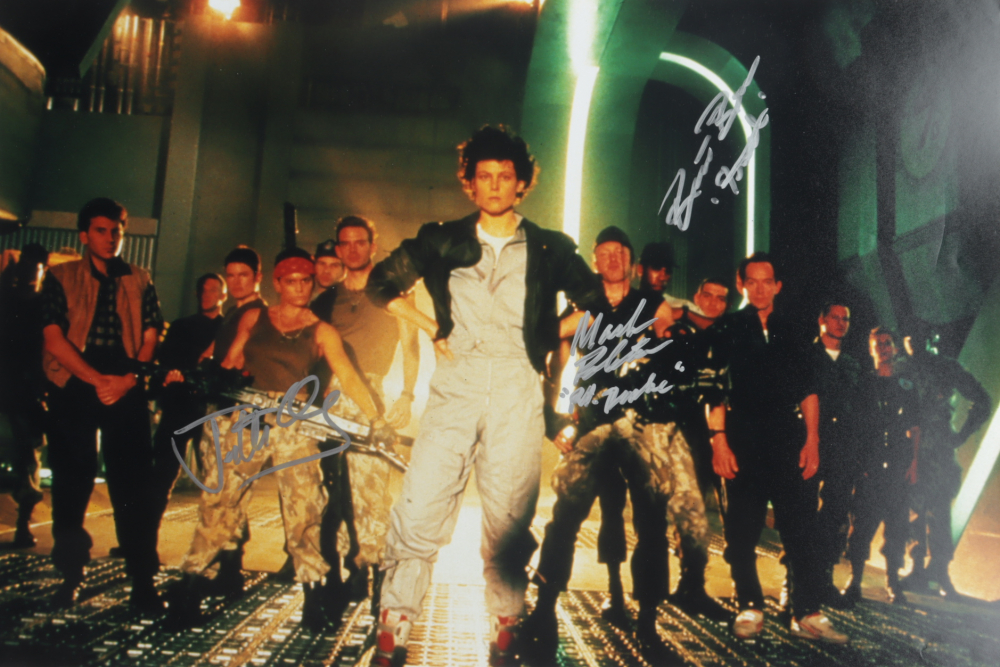 Jenette Goldstein, Mark Rolston & Rico Ross Signed "Aliens" 12x18 Photo ...