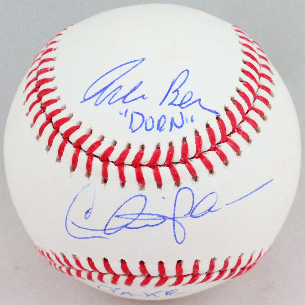 Charlie Sheen, Corbin Bernsen & Tom Berenger Signed "Major League" OML ...