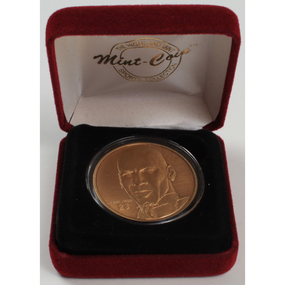 Michael Jordan LE Upper Deck NBA Coin | Pristine Auction