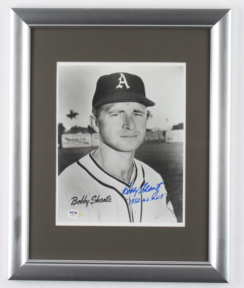 Bobby Shantz Signed Athletics 13x16 Custom Framed Photo Display ...