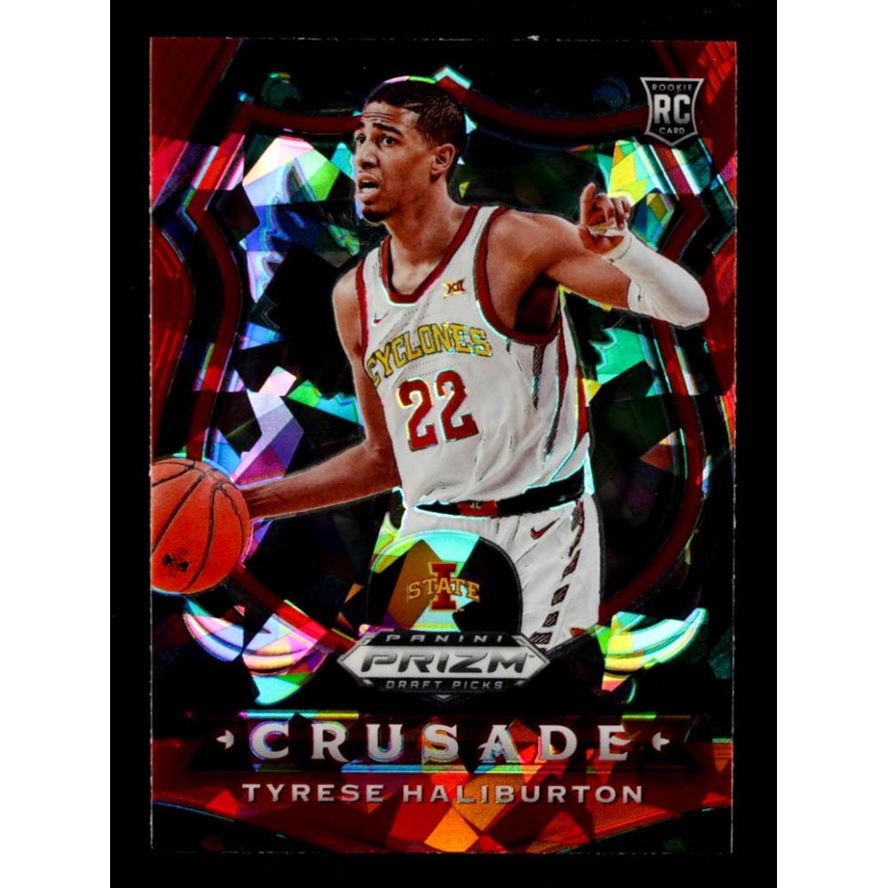 Tyrese Haliburton 2020-21 Panini Prizm Draft Picks Prizms Red Ice #90 ...