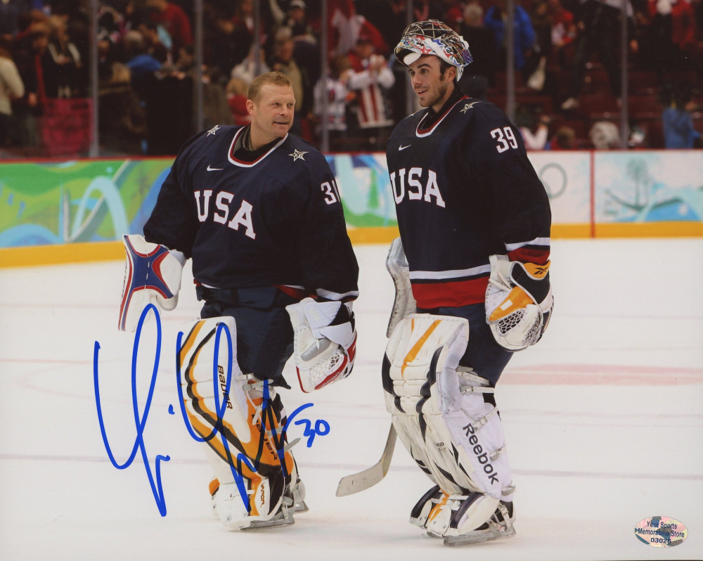 Tim Thomas Signed Team USA 8x10 Photo (Your Sports Memorabilia Store ...