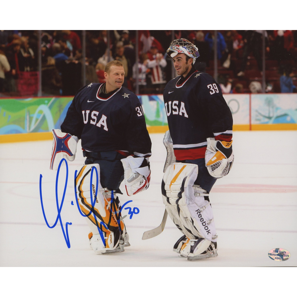 Tim Thomas Signed Team USA 8x10 Photo (Your Sports Memorabilia Store ...