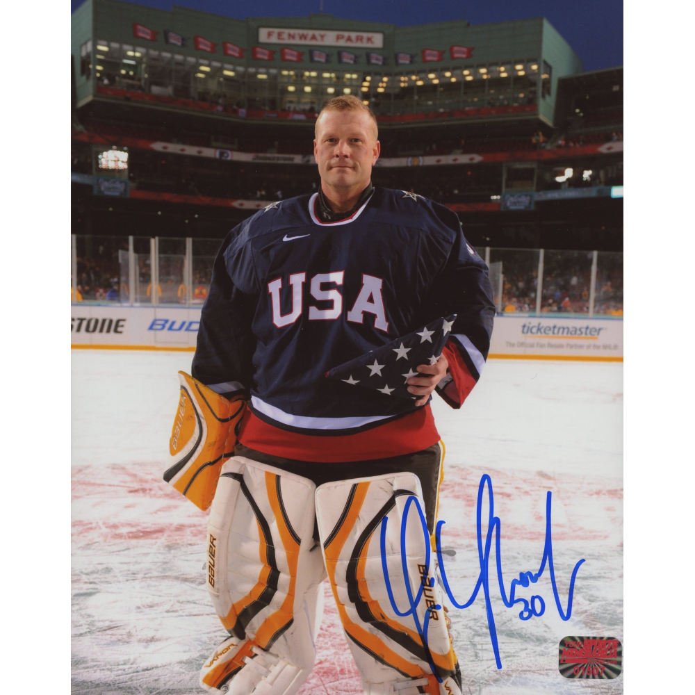 Tim Thomas Signed Team USA 8x10 Photo (Your Sports Memorabilia Store ...