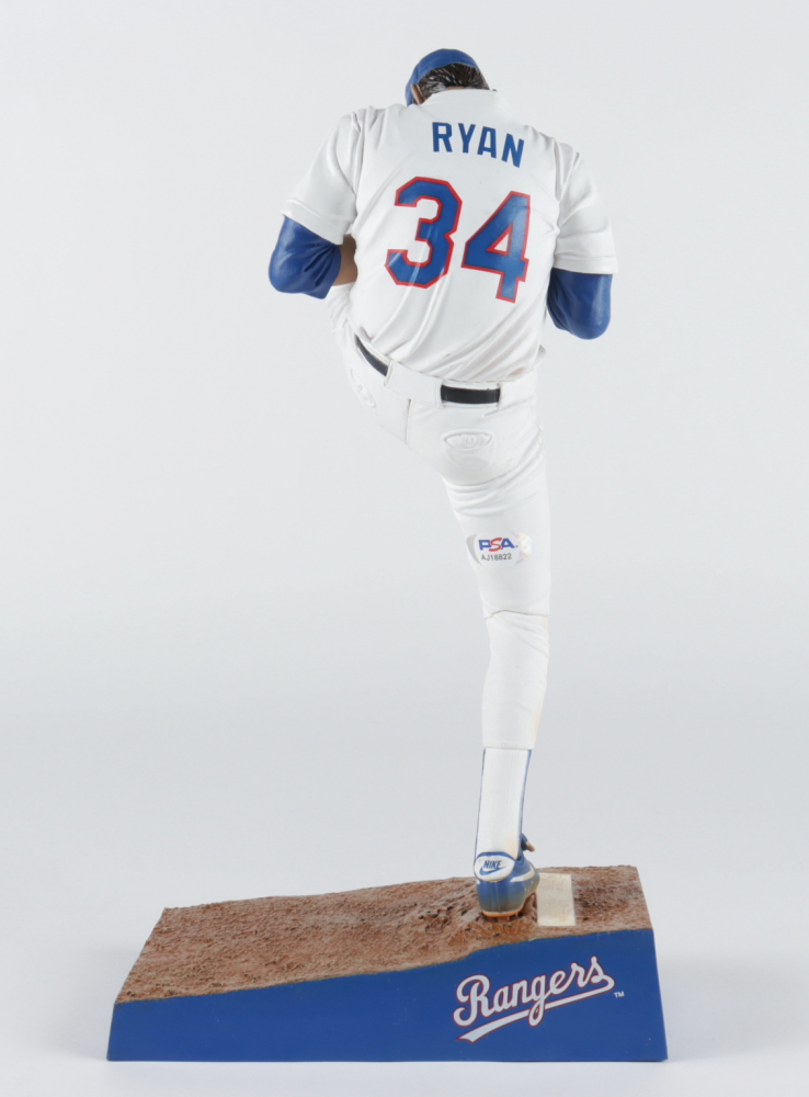 Nolan Ryan Signed Rangers Lance Painters "The Ryan Express" Mint Figure ...