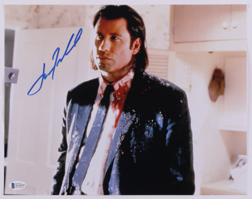 John Travolta Signed "Pulp Fiction" 11x14 Photo (Beckett COA ...