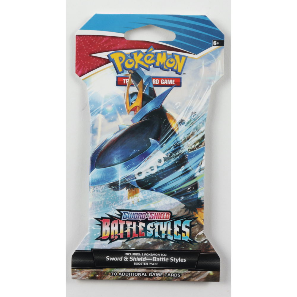 Pokemon TCG Sword & Shield Battle Styles Booster Pack with (10) Cards ...