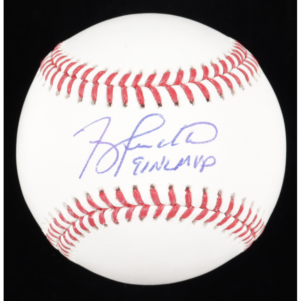 Terry Pendleton Signed OML Baseball Inscribed "91 NL MVP" (JSA COA ...