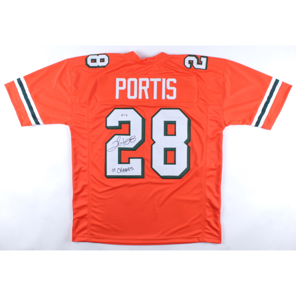 Clinton Portis Signed Jersey Inscribed "01 Champs" (PSA COA) | Pristine ...