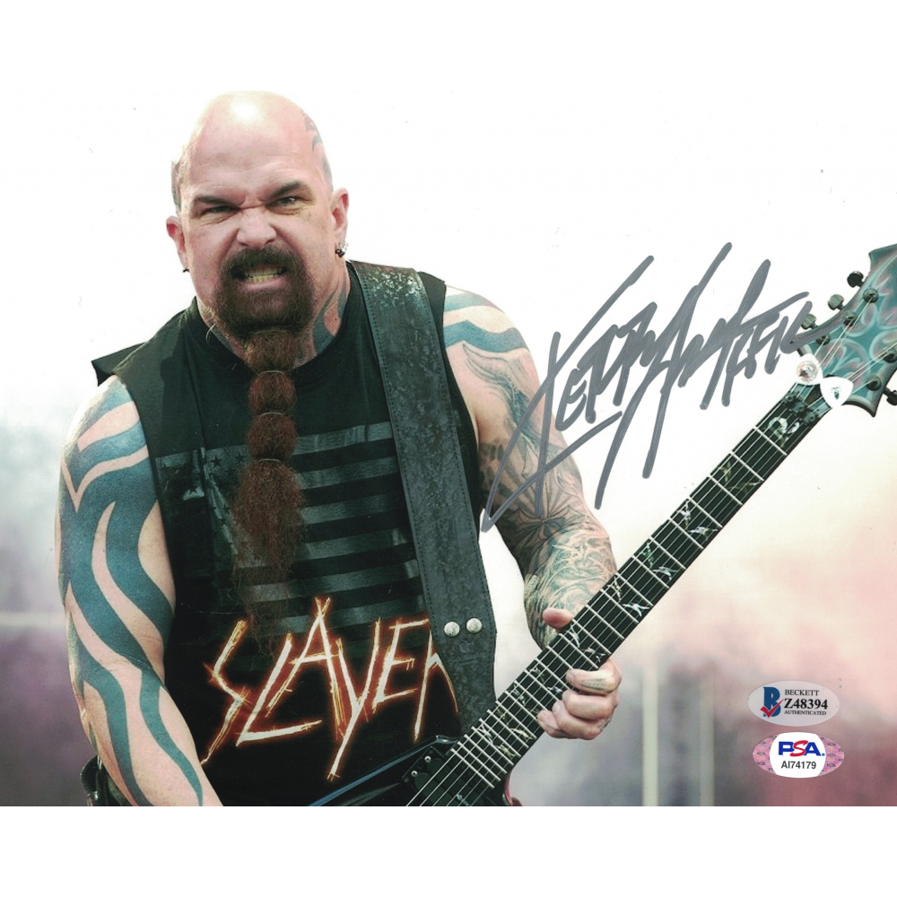 Kerry King Signed Slayer 8x10 Photo (Beckett COA) | Pristine Auction