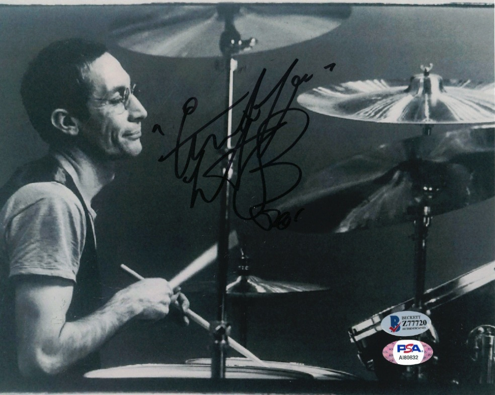 Charlie Watts Signed 8x10 Photo (Beckett COA) | Pristine Auction
