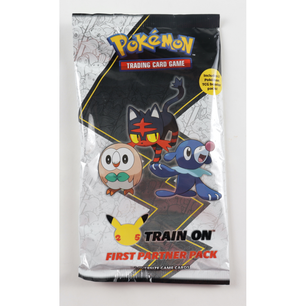 Pokemon TCG: Train On First Partner Pack- 25th Anniversary with (2 ...